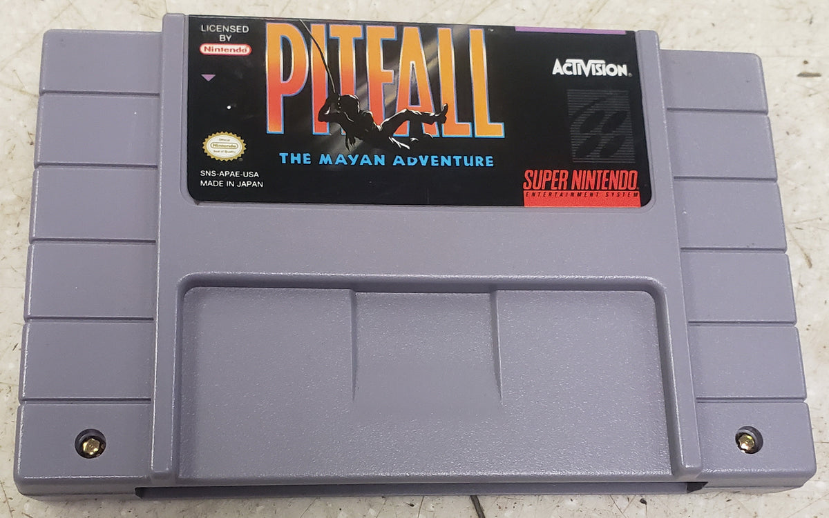 Pitfall Mayan Adventure SNES Super Nintendo Game – Buy & Sell Outlet