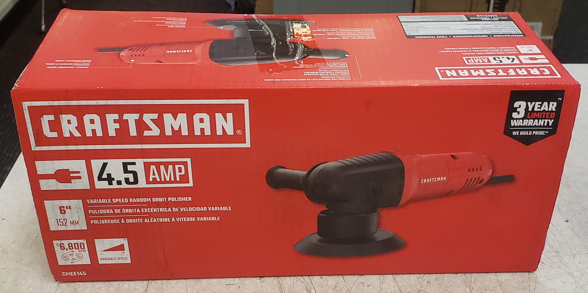Craftsman CMEE145 5" Variable Speed Corded Polisher – Buy & Sell Outlet